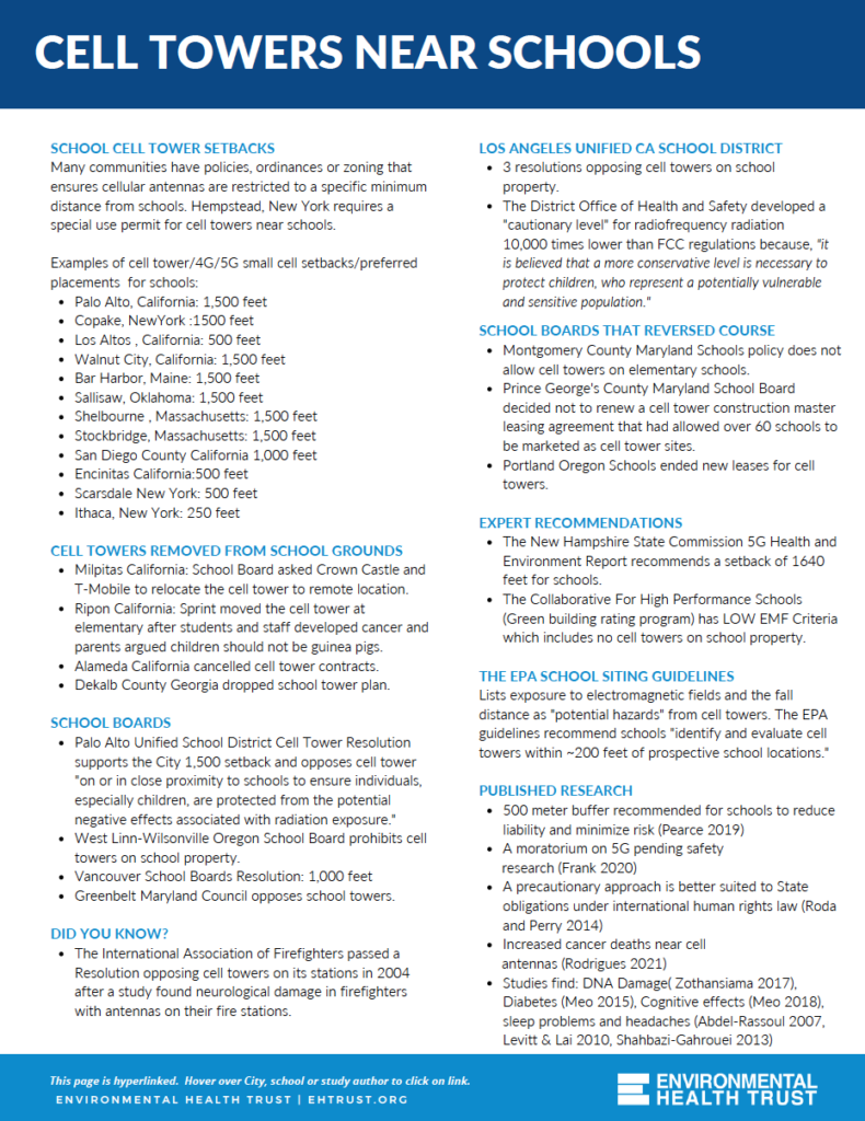 Cell Phone Towers & Base Stations – Virginians for Safe Technology